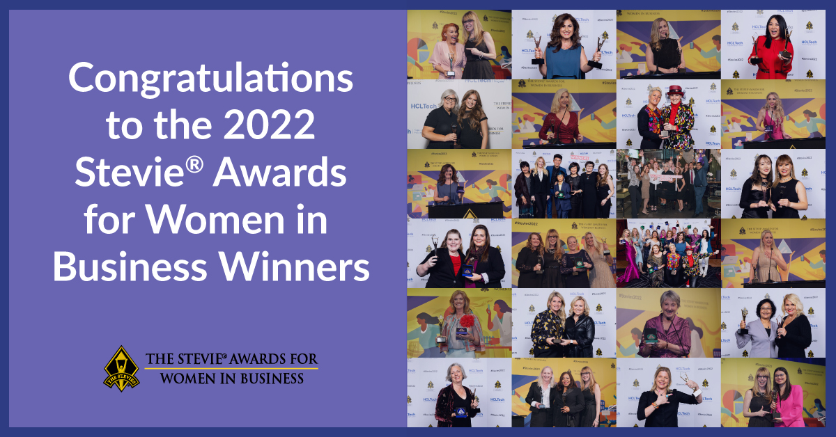 Winners in the 19th Annual Stevie® Awards for Women in Business Announced